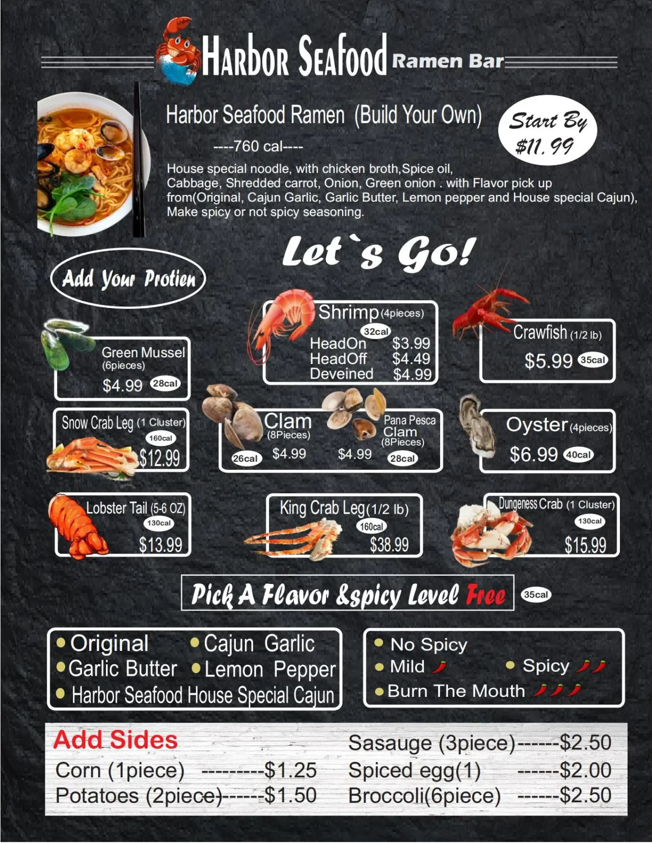 Harbor Seafood Cajun House & Ramen - Seafood Restaurant | Online Order ...